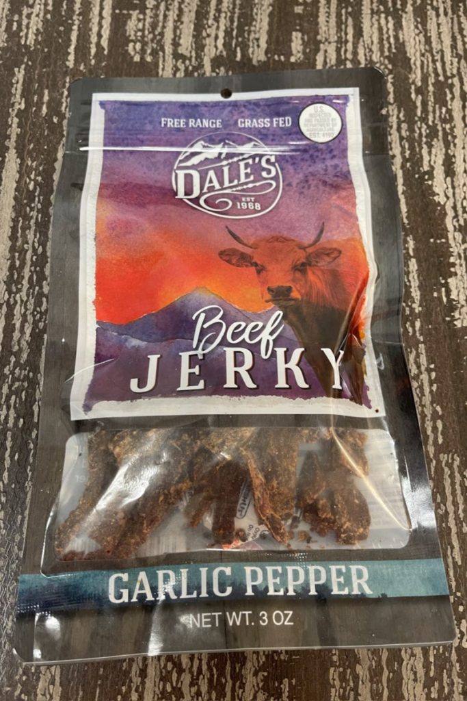 Free Range Grass Fed Garlic Pepper Beef Jerky - Mountain America Jerky